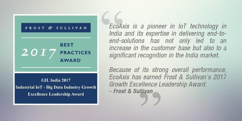 EcoAxis awarded Frost & Sullivan Growth Excellence Leadership Award 2017 EcoAxis awarded Frost & Sullivan Growth Excellence Leadership Award 2017